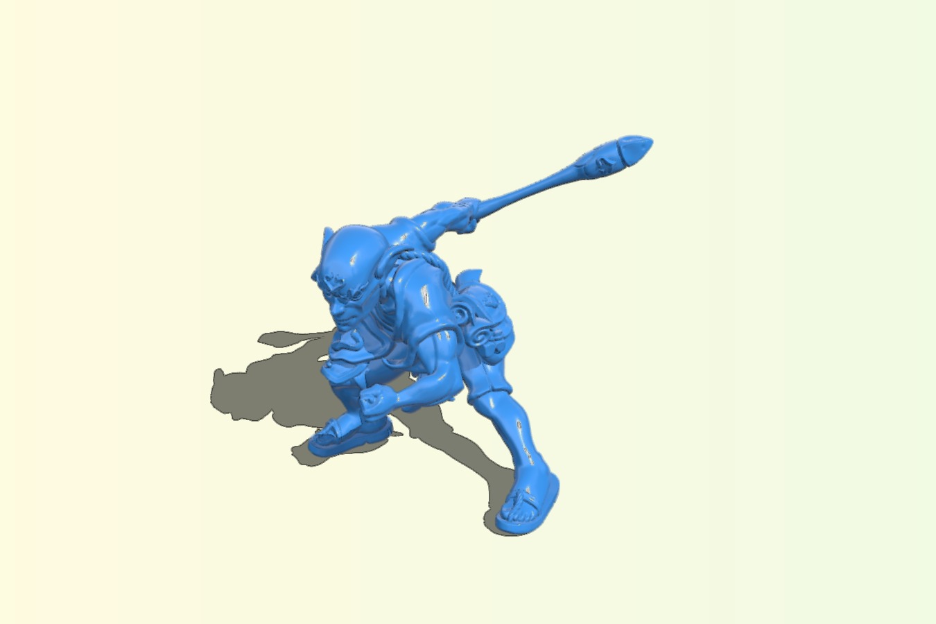 Monk Adventurer | Files to download and to 3D print for free - 3DPEA