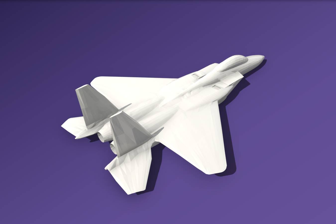 Jet plane F15 - 3DPEA