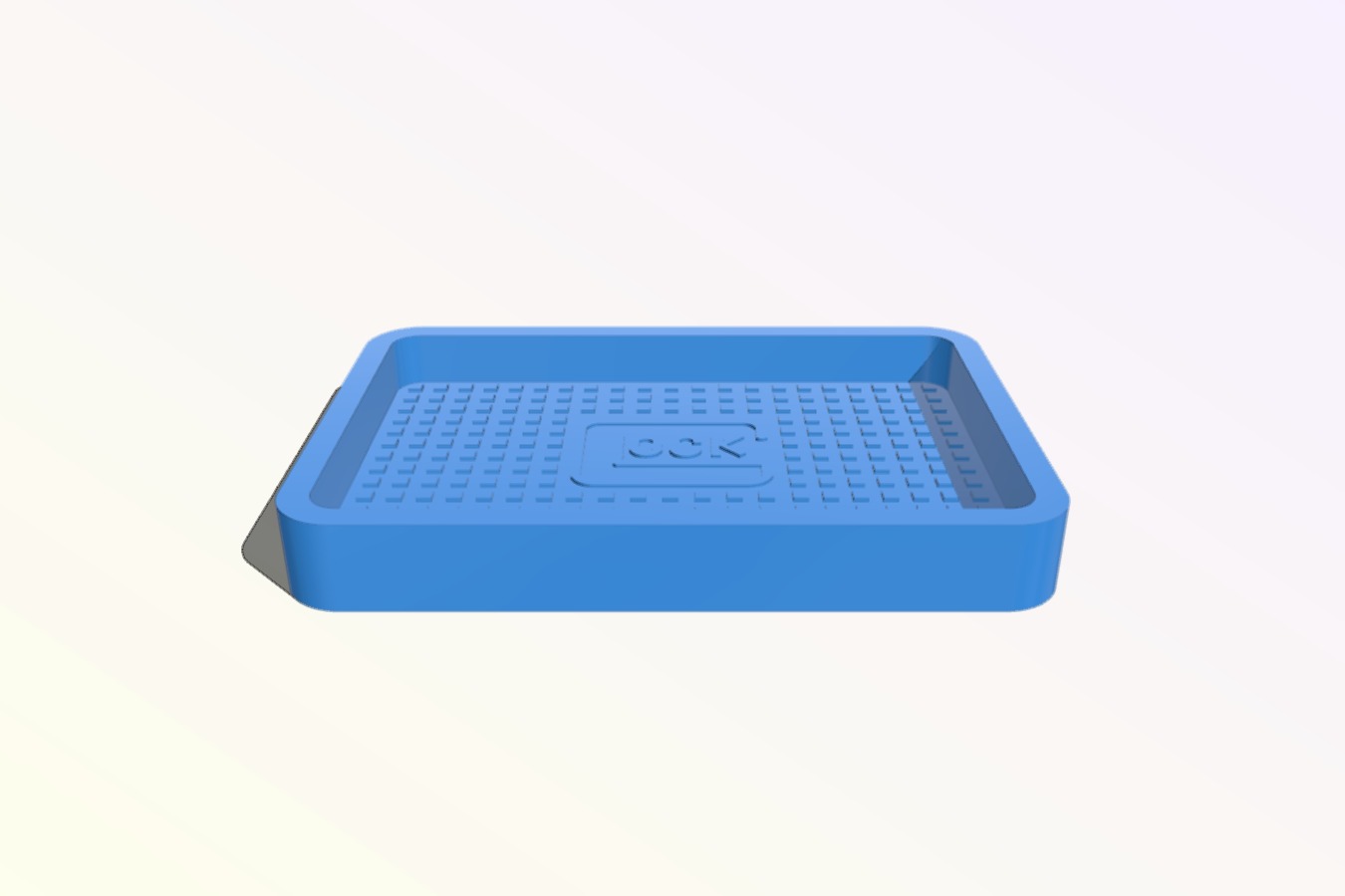 Glock Parts Tray | Files to download and to 3D print for free - 3DPEA