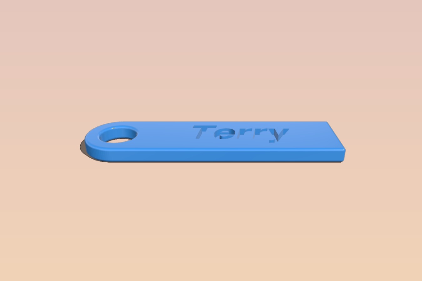 My Customized Personalized Key Chain - 3dstl