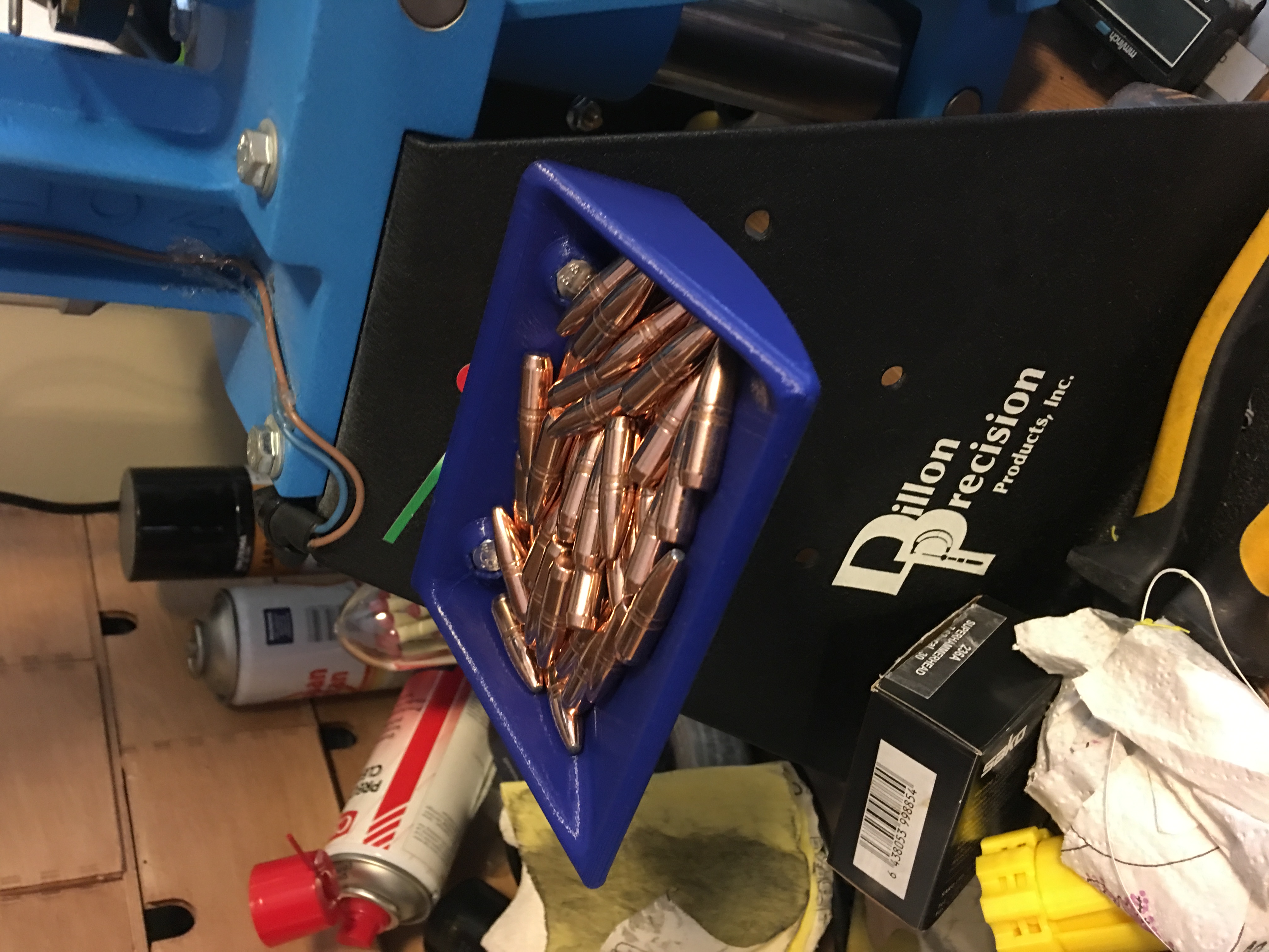 Dillon 550 Strong mount Bullet tray - 3dstl