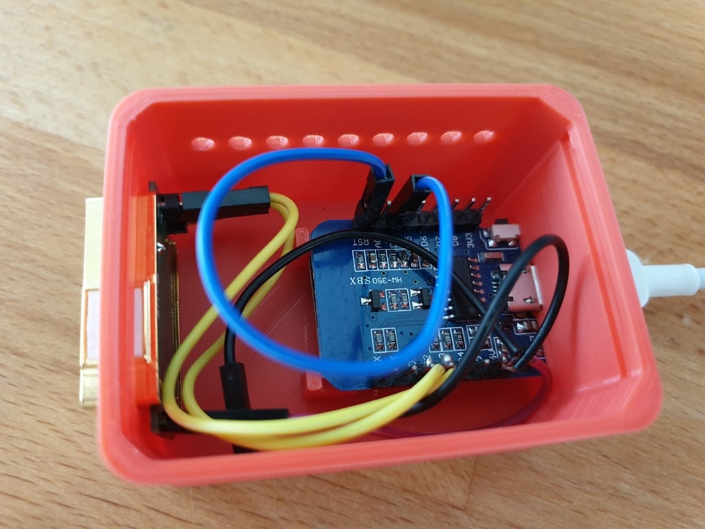 Casing For Esp8266 And Mh Z19 Co2 Sensor Files To Download And To 3d