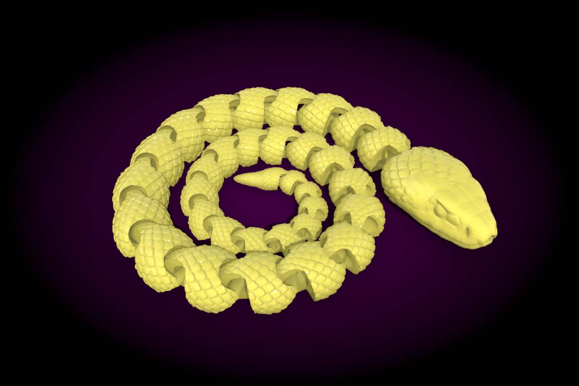 Golden Snake - 3DPEA