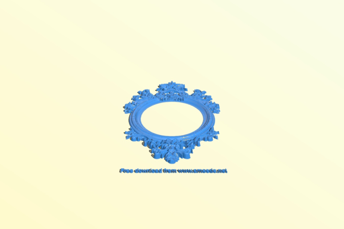 Mirror frame pattern | Files to download and to 3D print for free - 3DPEA