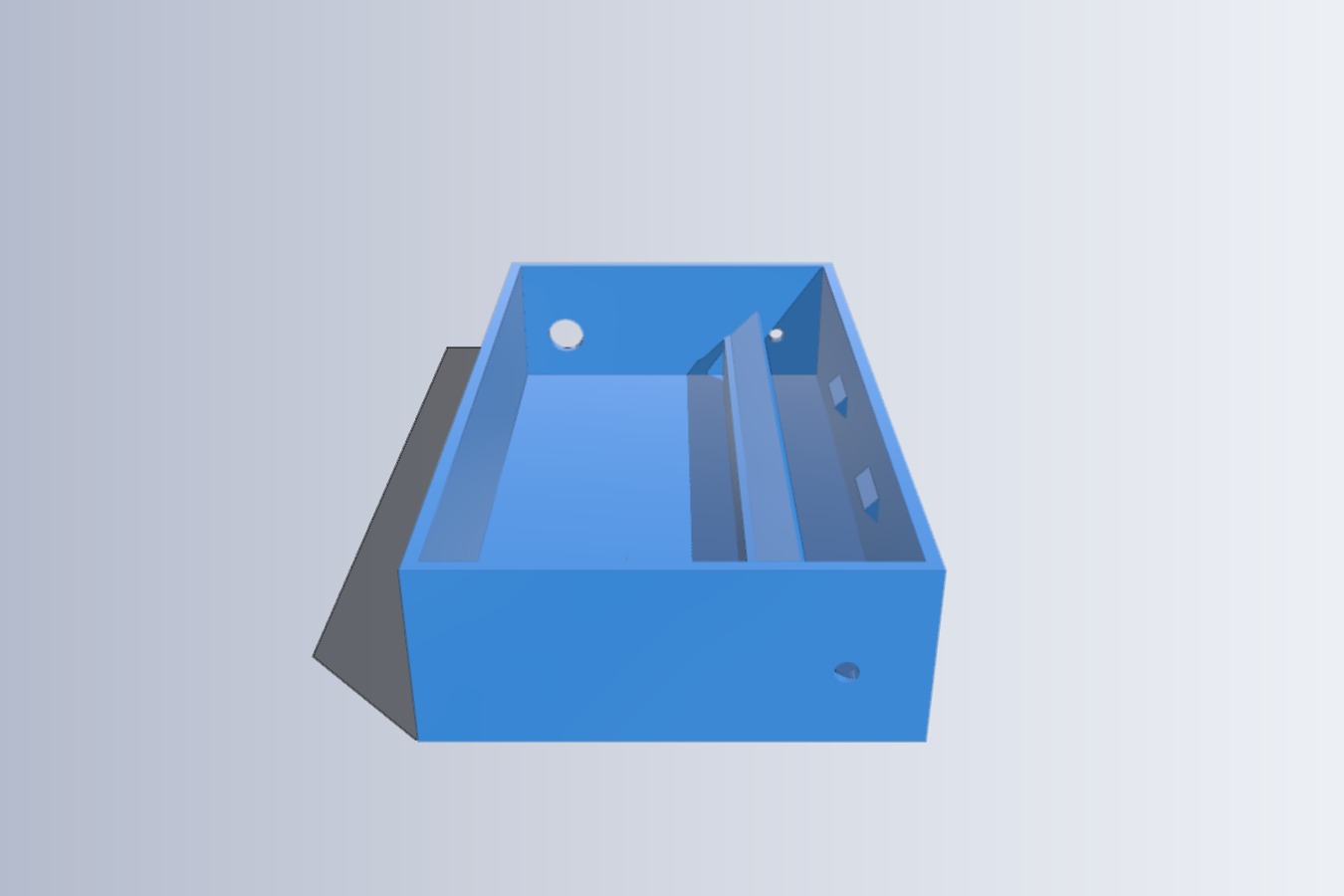 BigRedBee 2M APRS case with battery holder - 3DPEA