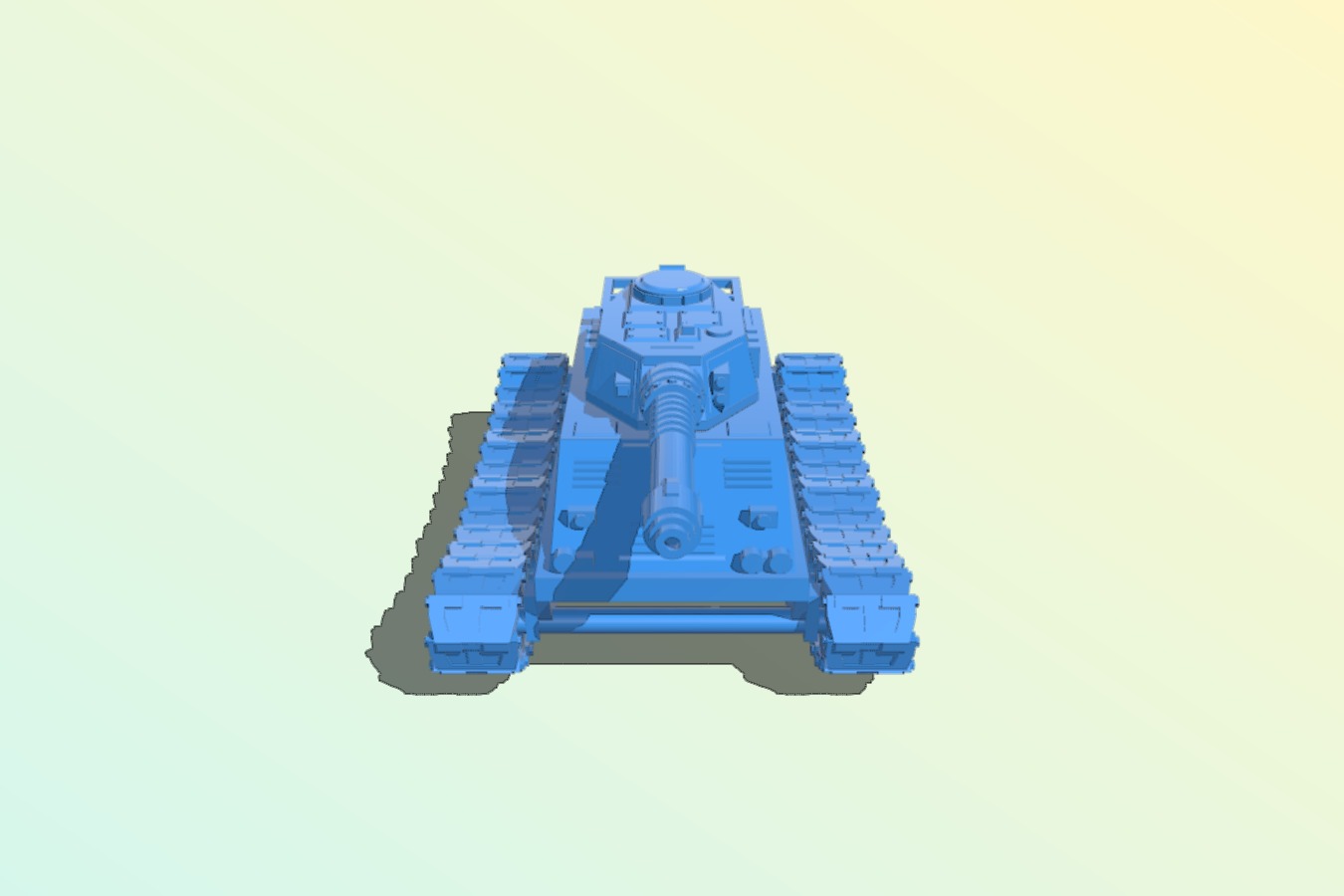Fictional tank | Files to download and to 3D print for free - 3DPEA