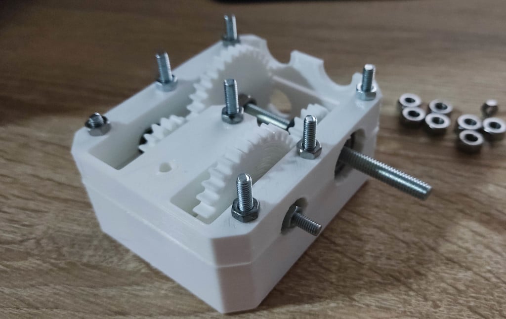 Multiplier _ reductor gearbox | Files to download and to 3D print for ...