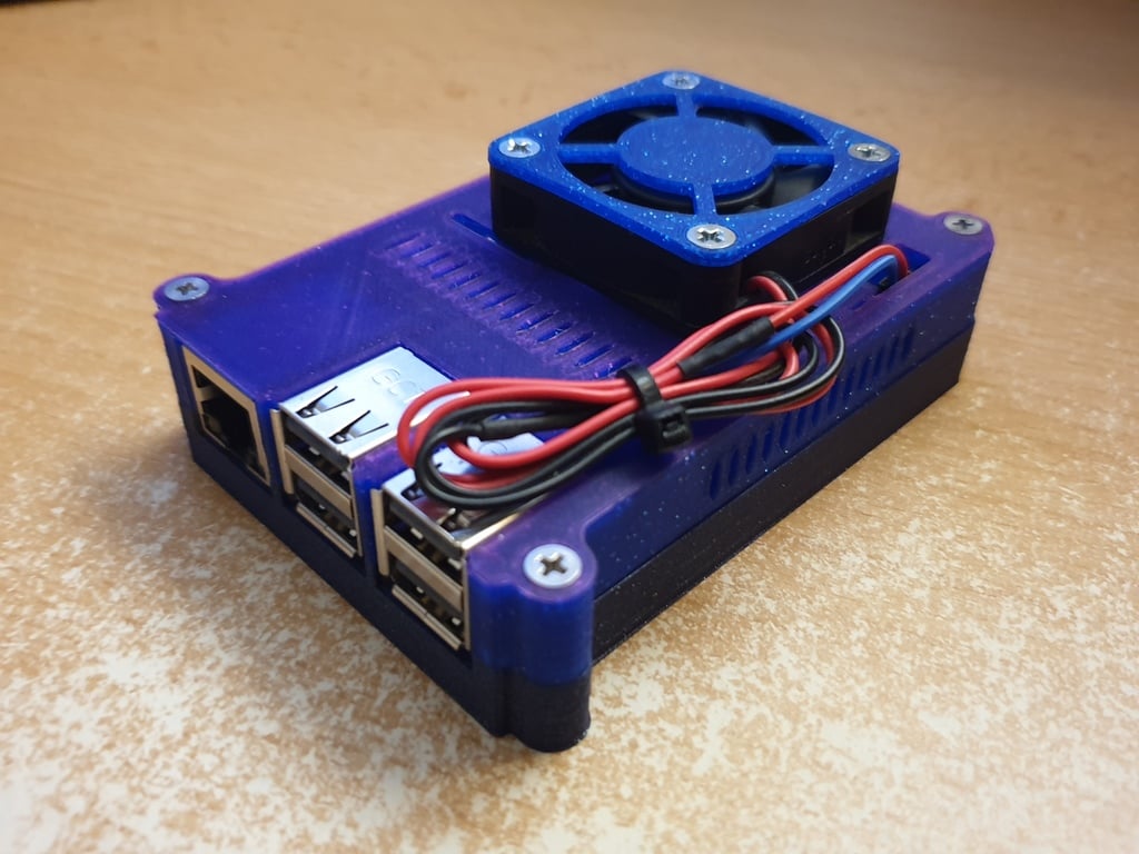 Ultimate Raspberry Pi 3_B_+ Case With Fan - 3DPEA