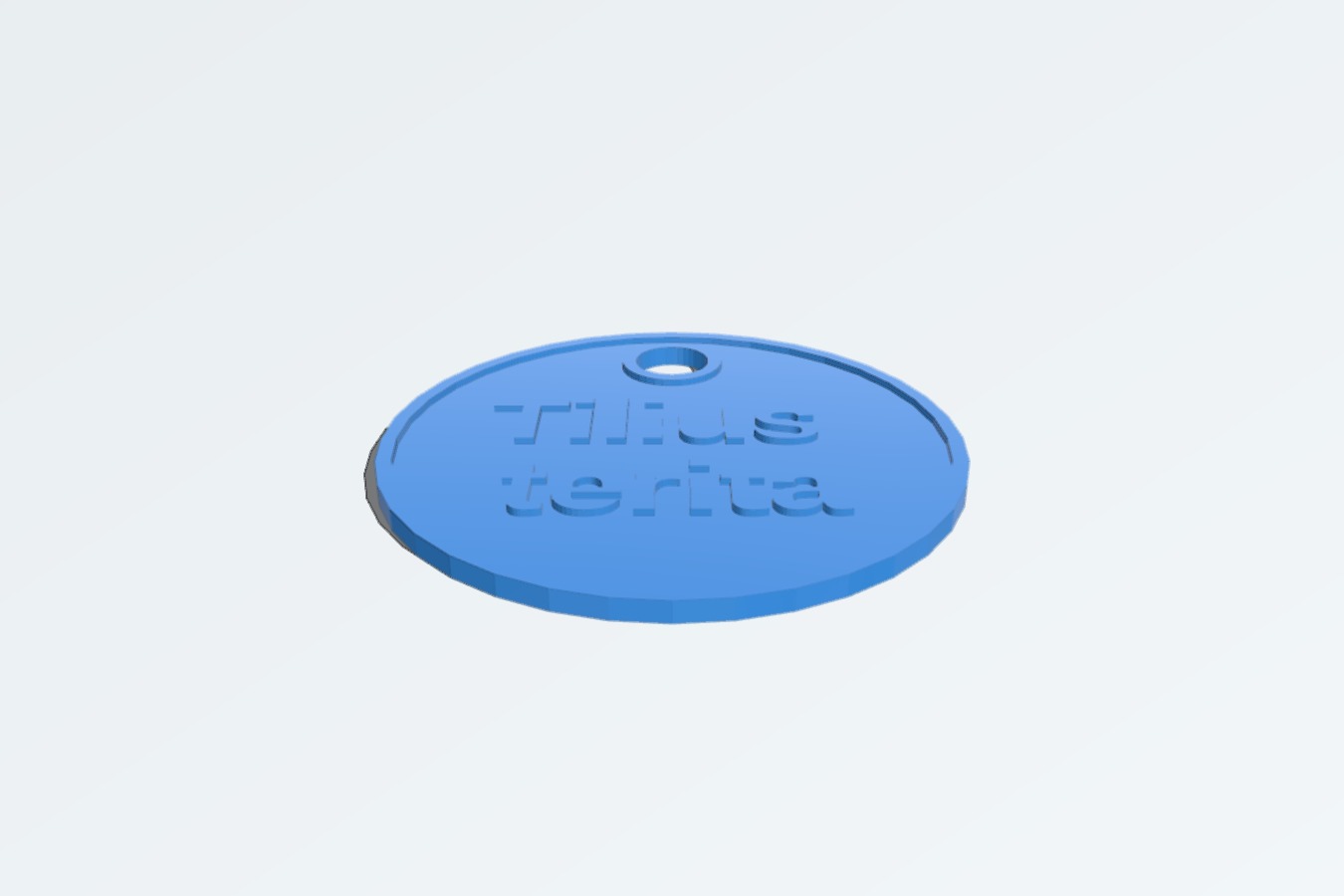 Bree Round Dog Tag - 3DPEA