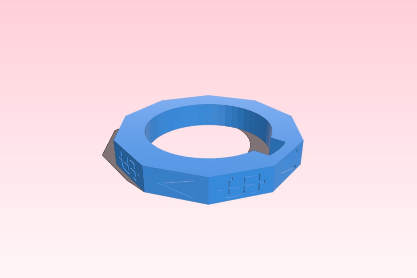 My Customized Ring for Flash Drive Cryptex | Files to download and to 3D print for free - 3DPEA