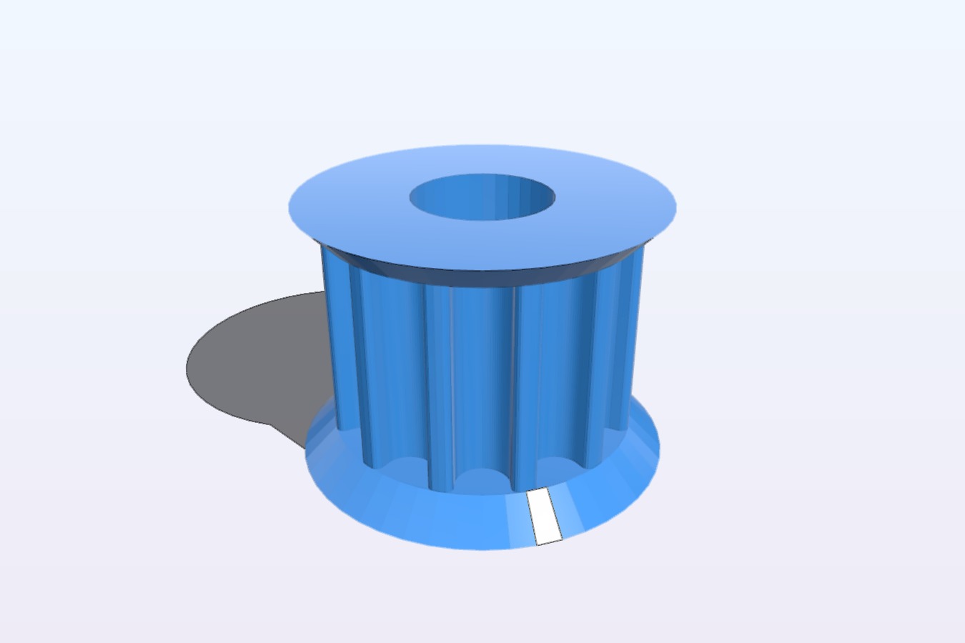 My Customized Parametric pulley - lots of tooth profiles | Files to ...