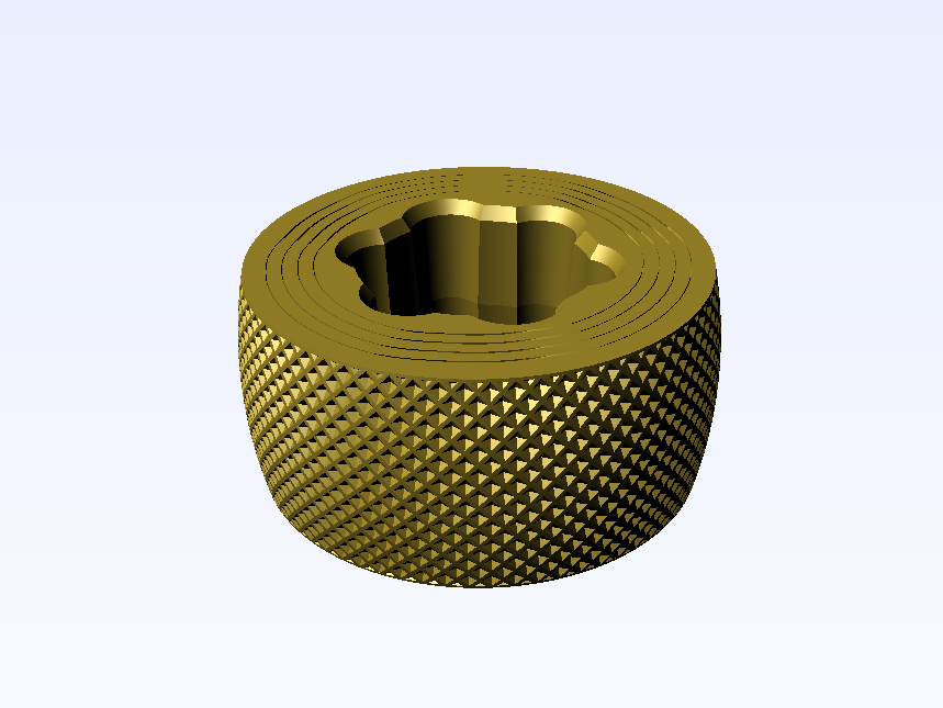 Screw threaded telescopic platform (40mm, 5 segments) - 3DPEA