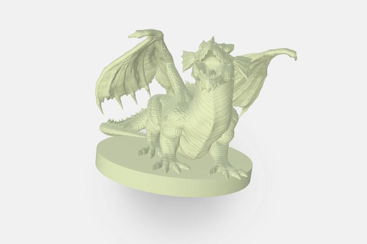 Chonky baby Dragon Wyrmling - 3DPEA