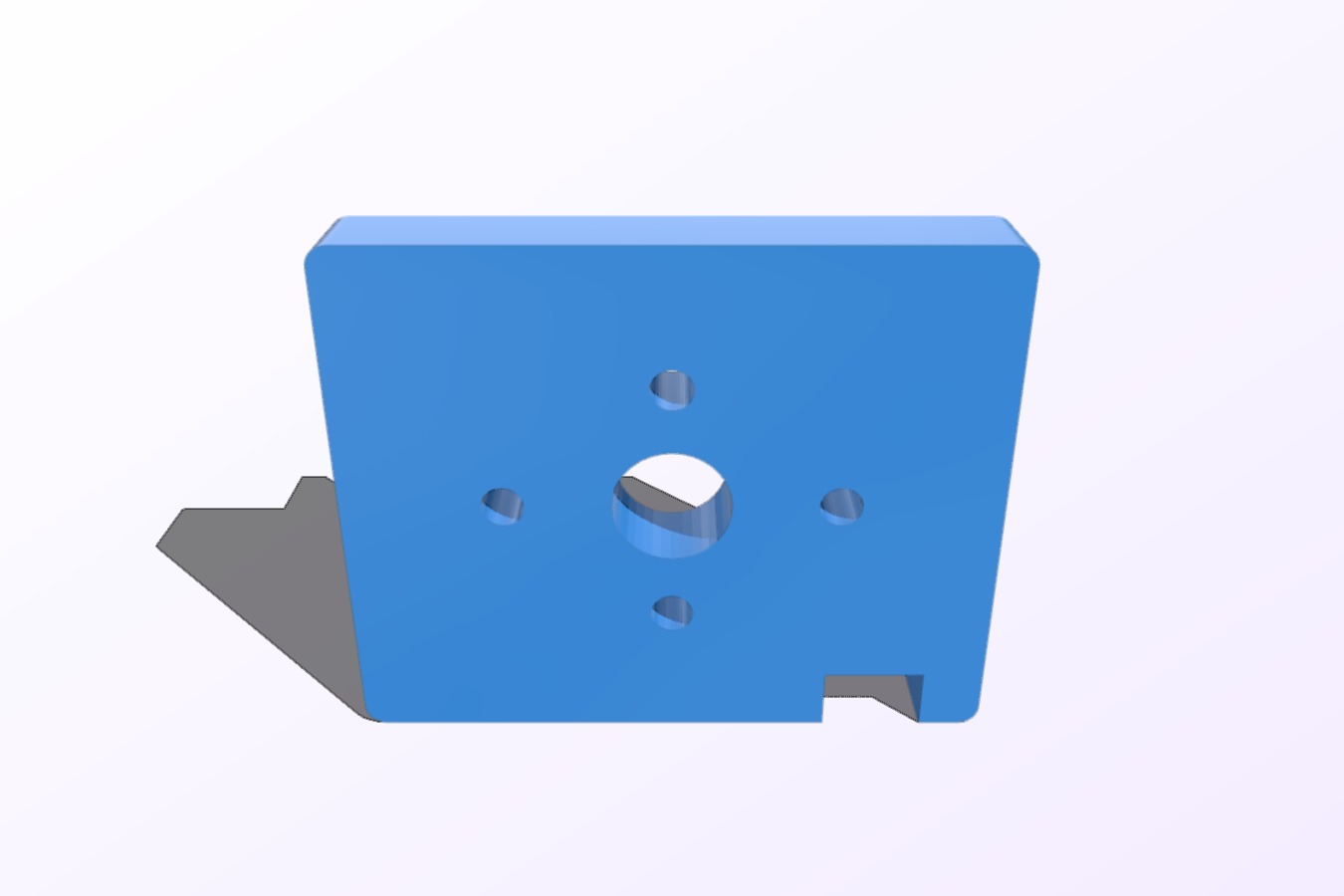 Flite Test Mini power pod firewall with additional supports MT1806 - 3DPEA