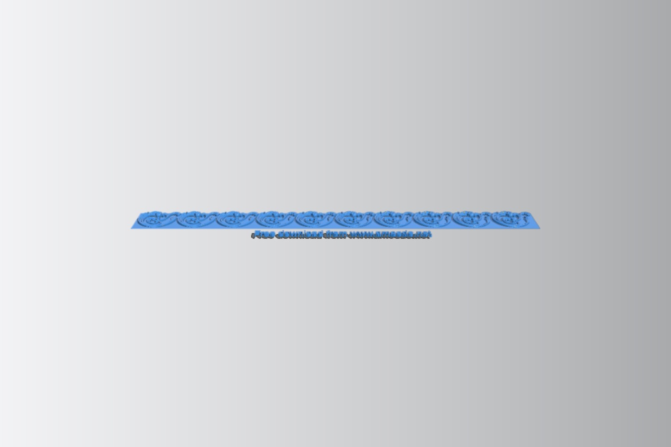 Pattern decor long design | Files to download and to 3D print for free - 3DPEA