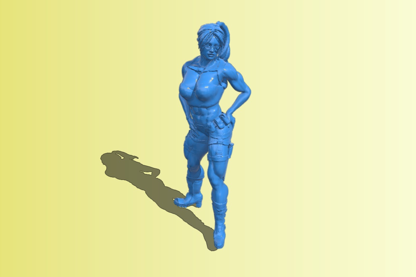 Women Tomb raider muscle | Files to download and to 3D print for free - 3DPEA