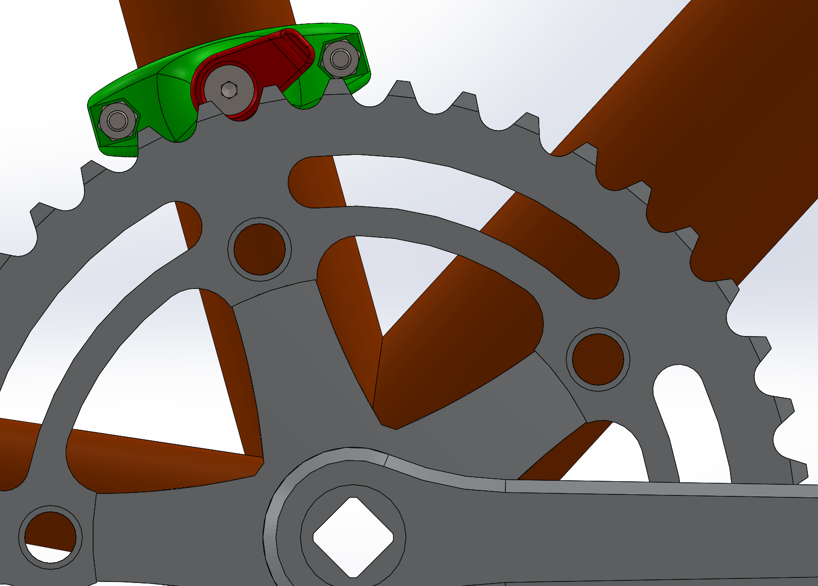 Minimalist chain keeper - 3dstl