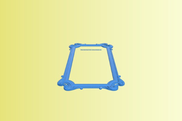 Mirror frame pattern | Files to download and to 3D print for free - 3DPEA