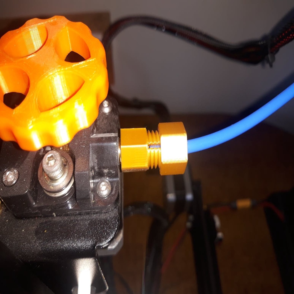 Tapered thread bowden coupling PC4-M6 PC4-M10 | Files to download and ...