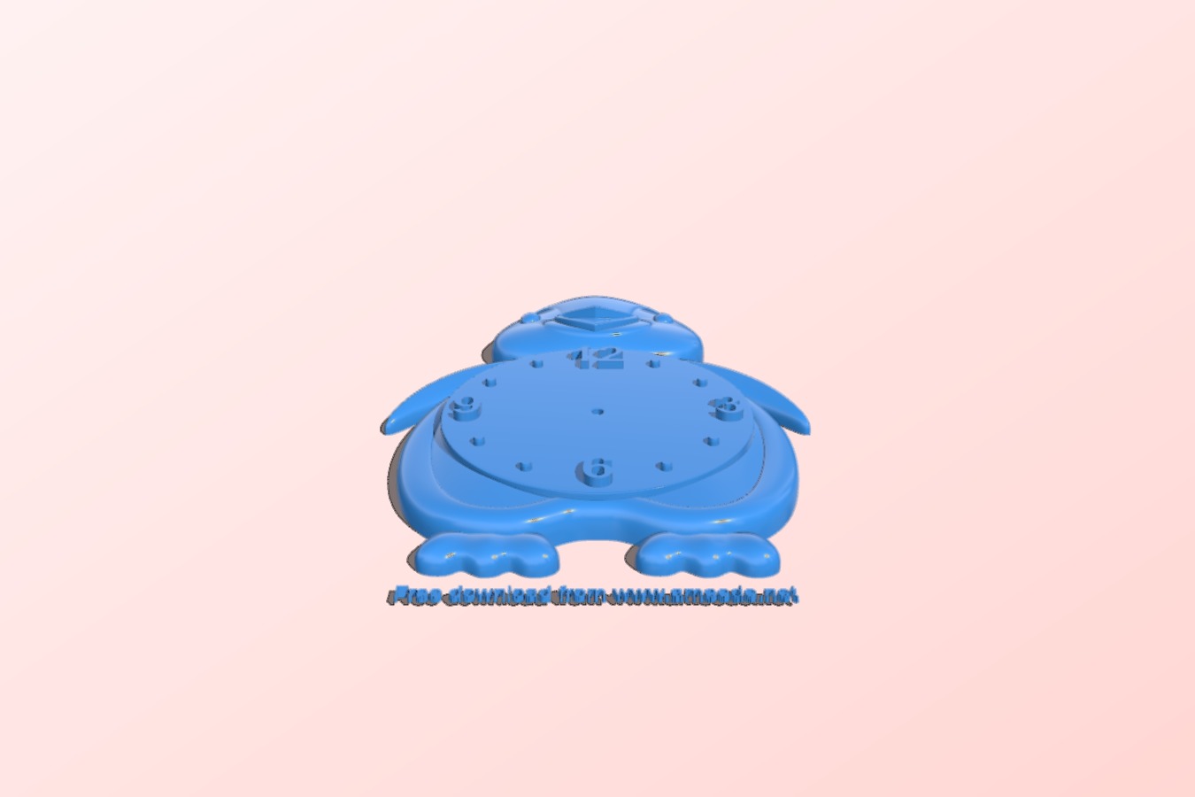 Penguin wall clock | Files to download and to 3D print for free - 3DPEA