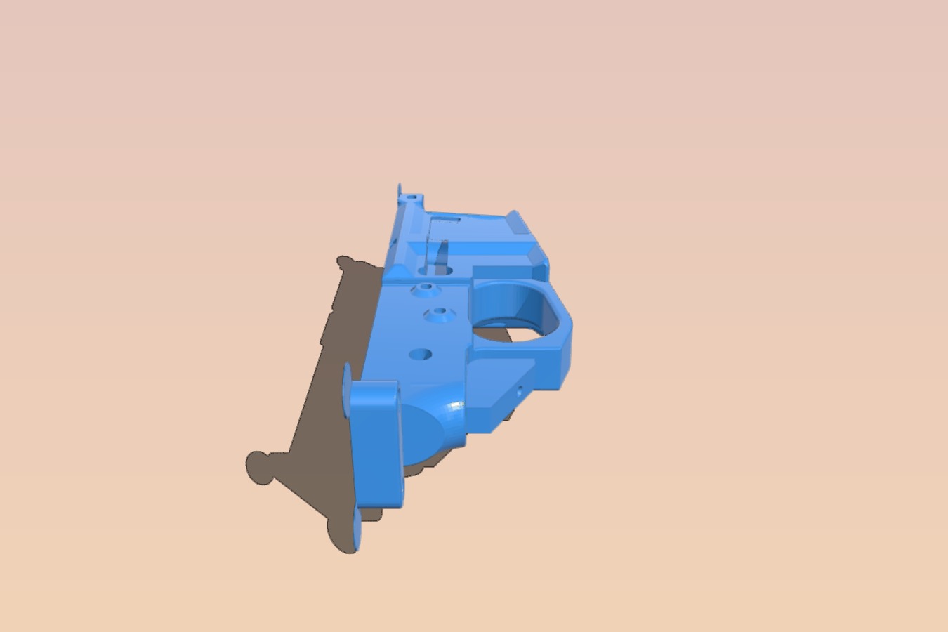 (FWP-9) AR-15 Feather Weight Pistol (PROP) - 3DPEA