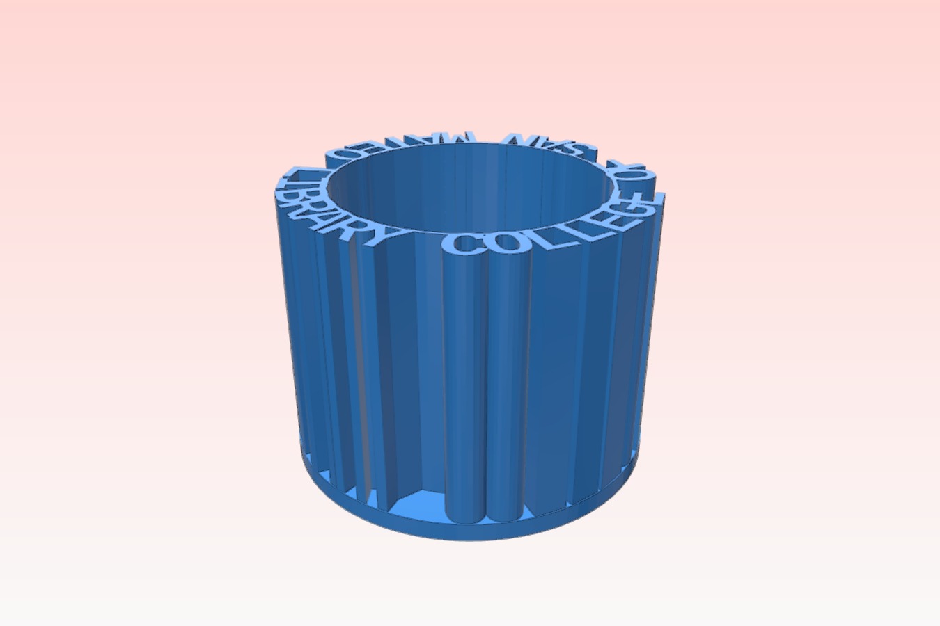 Customized CSM Library Container - 3DPEA