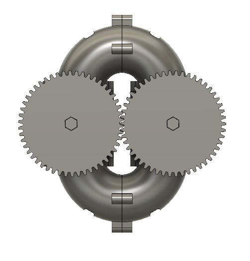Toroidal Opposed Piston Engine - 3dstl