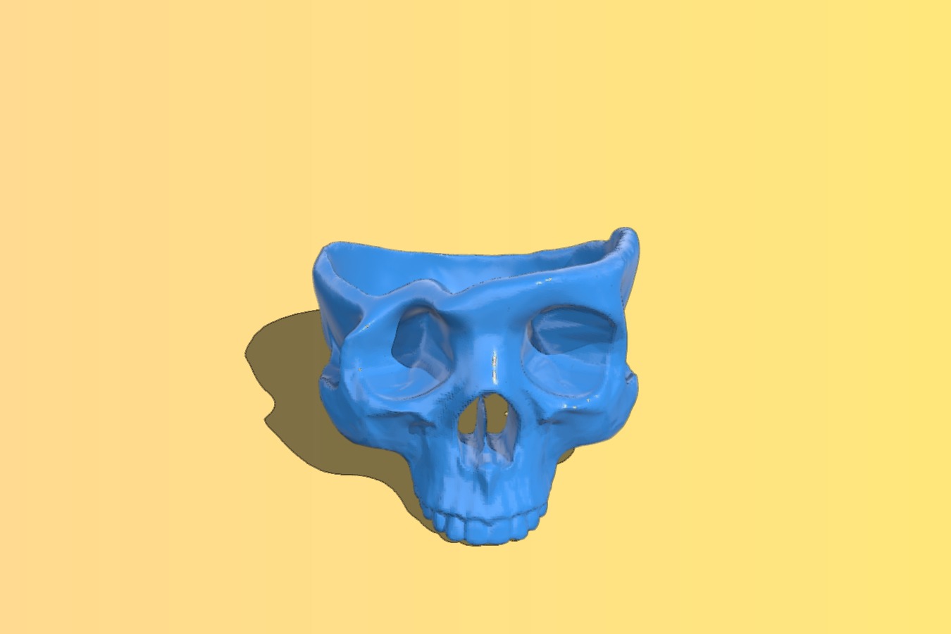 deformed skull bowl - 3DPEA