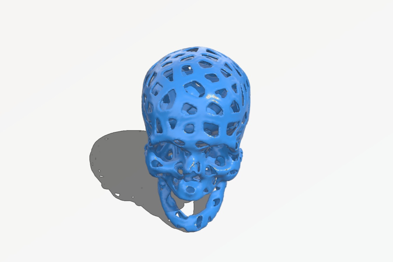 Voronoi Skull with cerebral room - 3DPEA