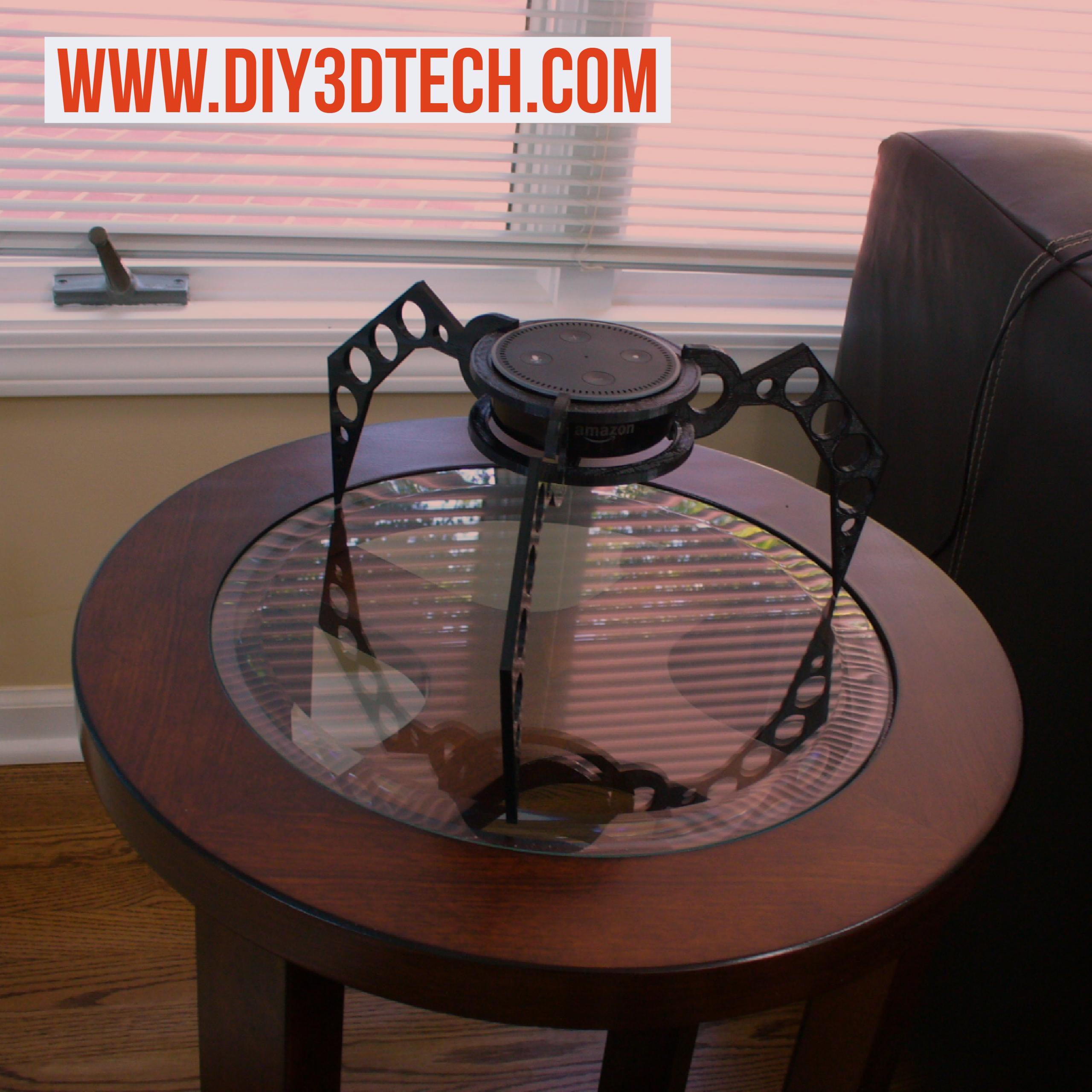 Amazon Echo Dot Robo-Spider Base! - 3DPEA