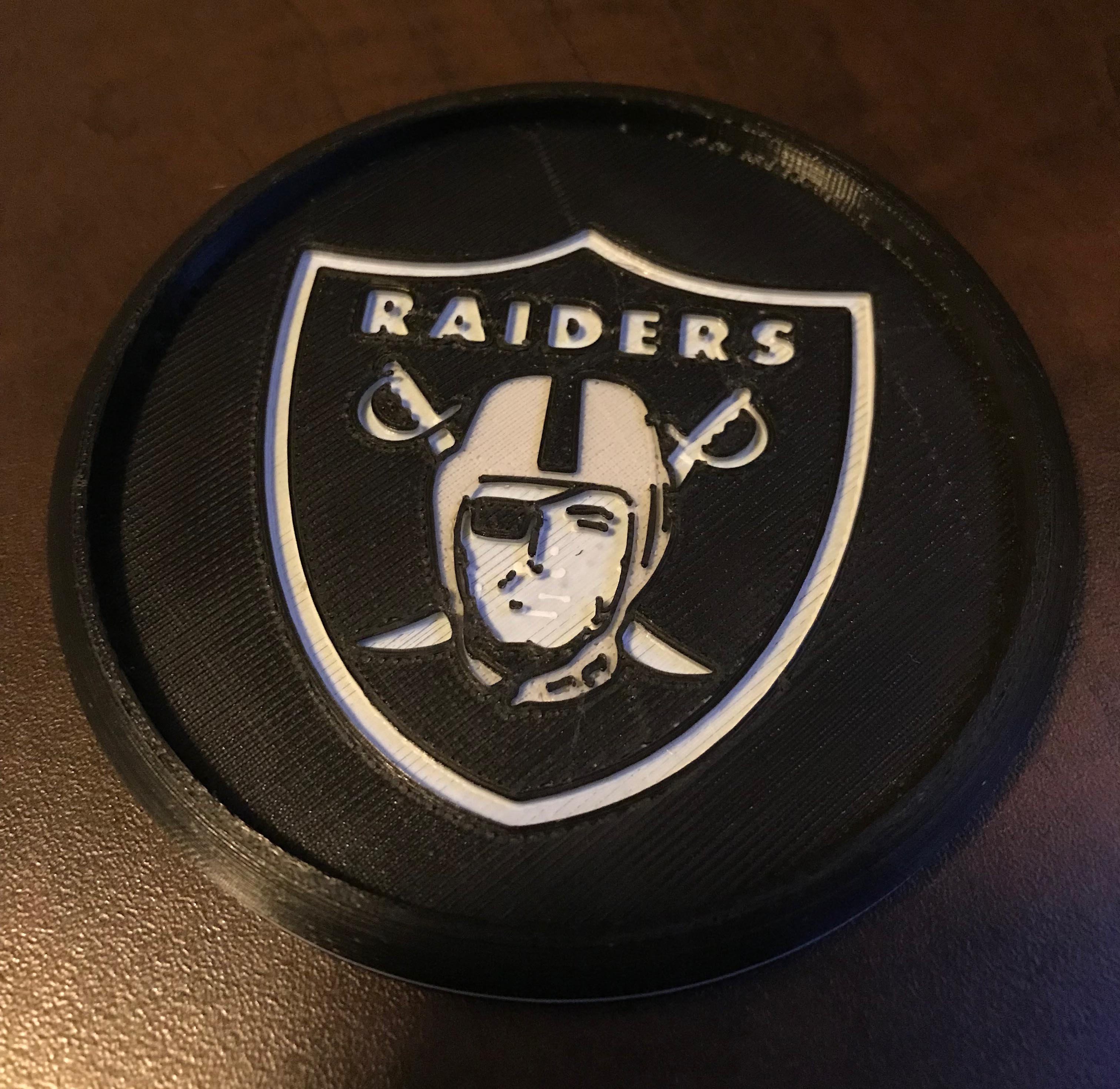 Oakland Raiders Coaster REMIX - 3dstl