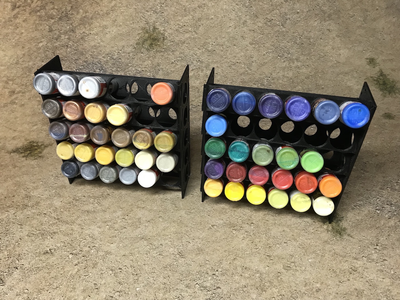 Modular Paint Rack for Army Painter _ Vallejo _ Reaper - Remix from ...