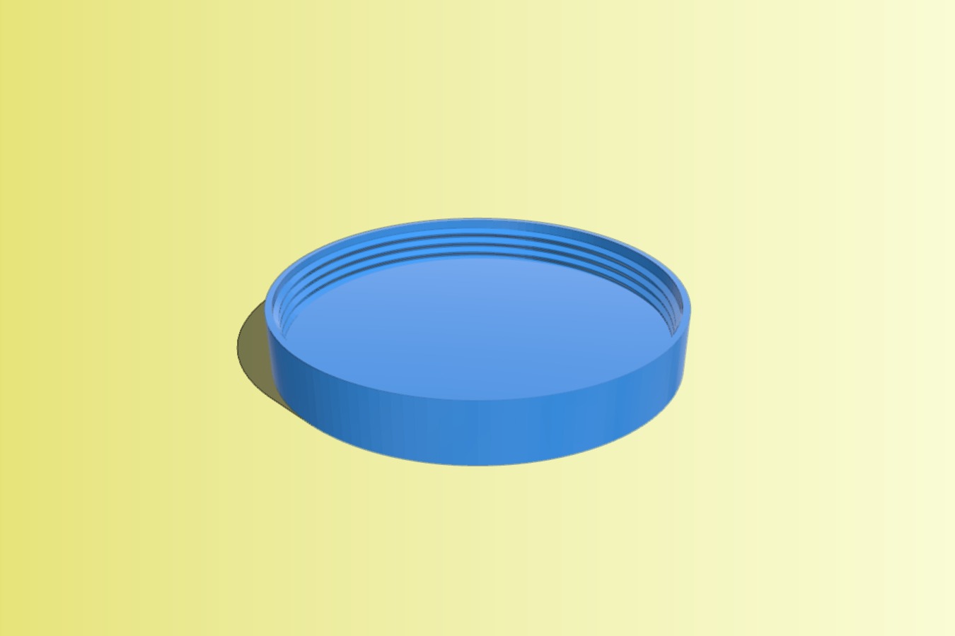 My Customized round box with threaded lid - 3DPEA