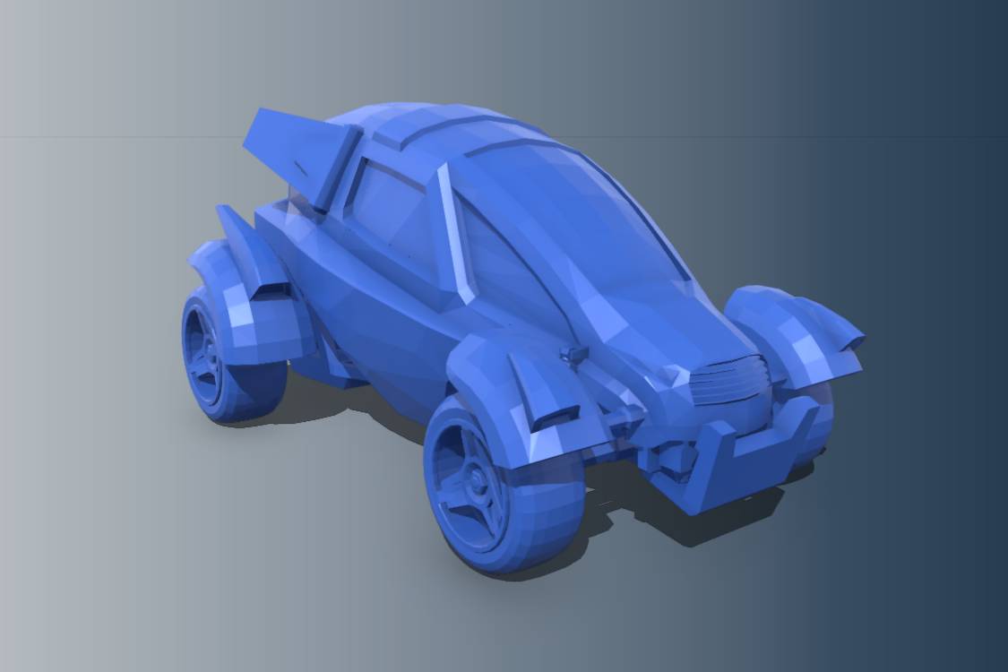 Rocket League Car - 3dstl