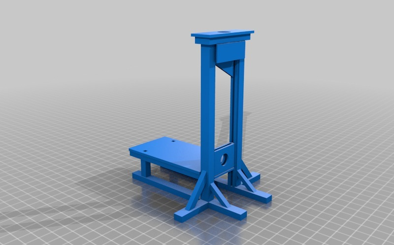 Guillotine | Files to download and to 3D print for free - 3DPEA