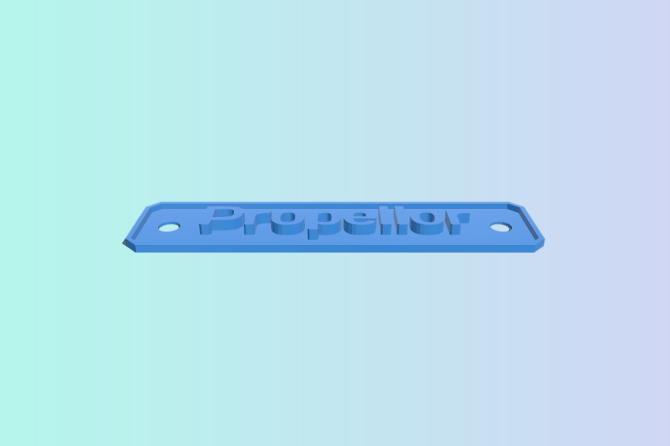 Propellor sign | Files to download and to 3D print for free - 3DPEA