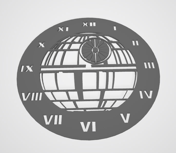 Death Star Clock #2 - 3DPEA