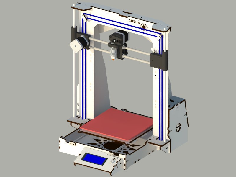 3d printer 3DSUN | Files to download and to 3D print for free - 3DPEA