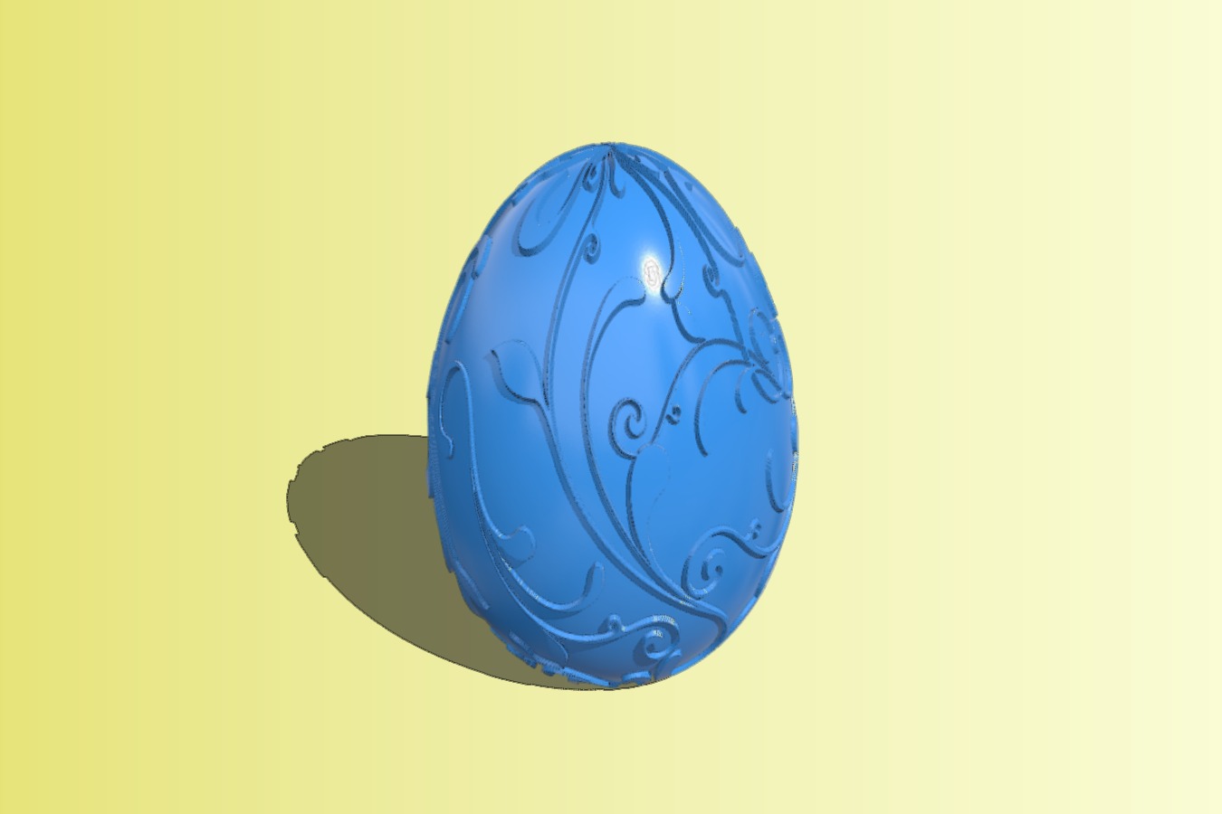 Floral easter egg lamp - 3DPEA