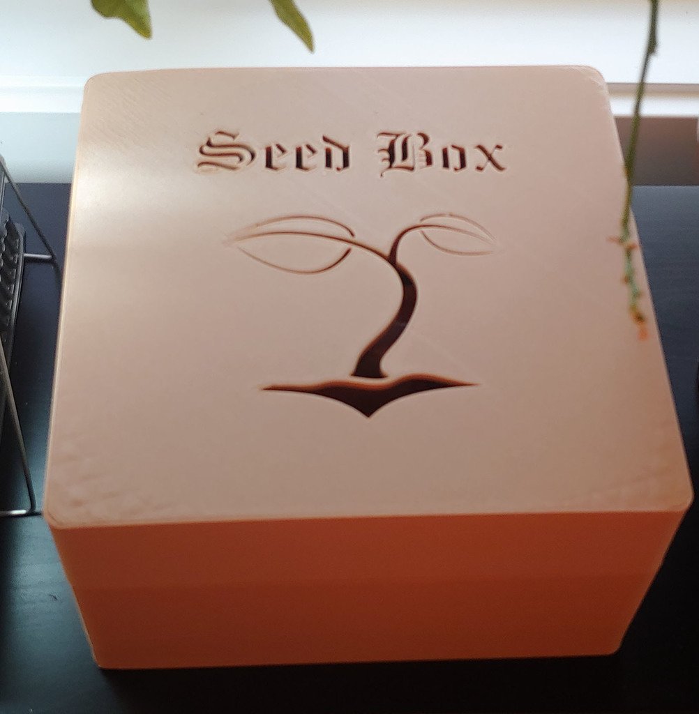 Seed Storage Box | Files to download and to 3D print for free - 3DPEA