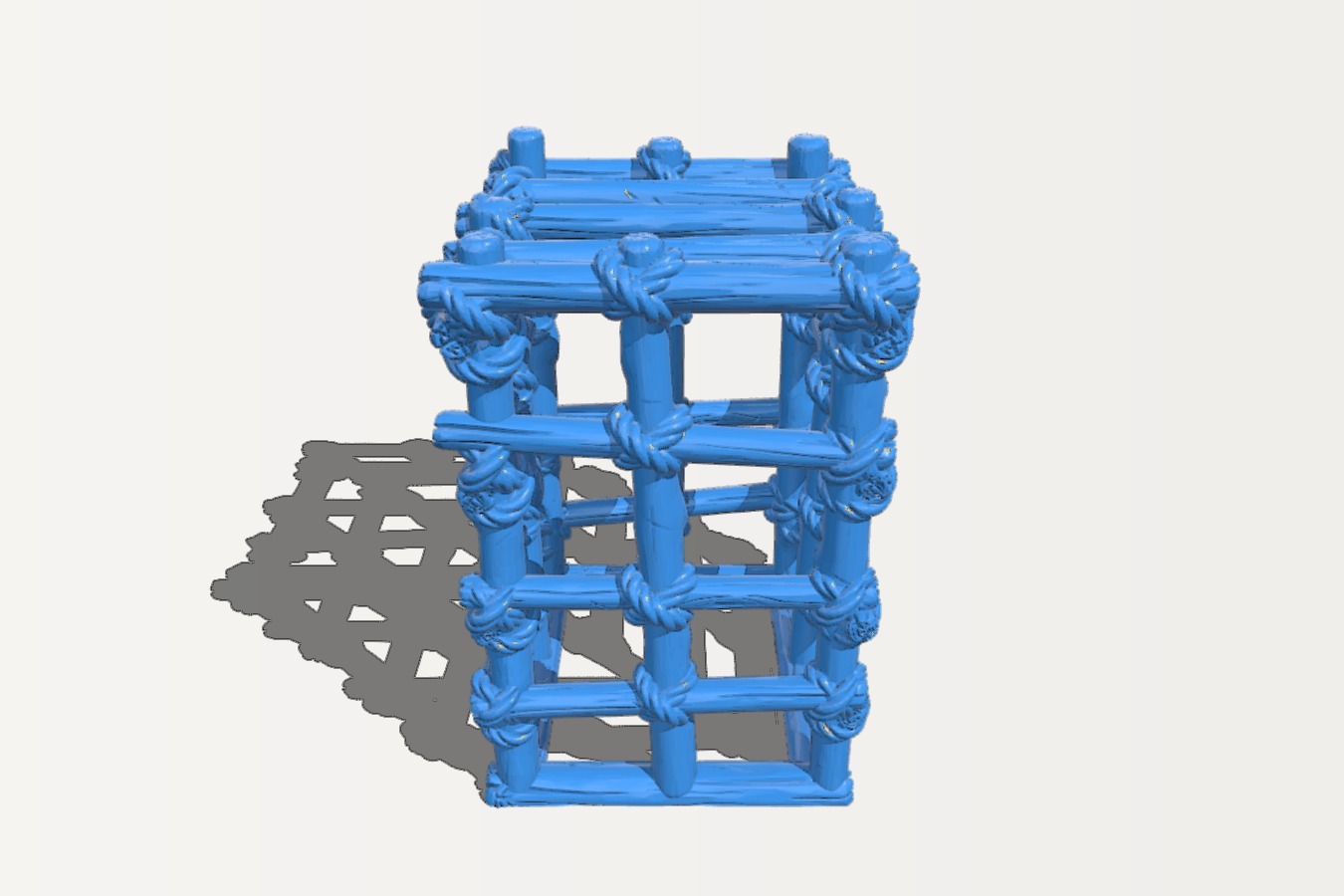 Wooden Cage | Files to download and to 3D print for free - 3DPEA