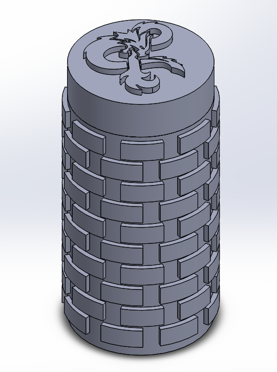 DnD Dice Container | Files to download and to 3D print for free - 3DPEA