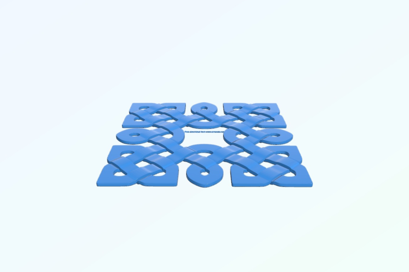 Square pattern | Files to download and to 3D print for free - 3DPEA