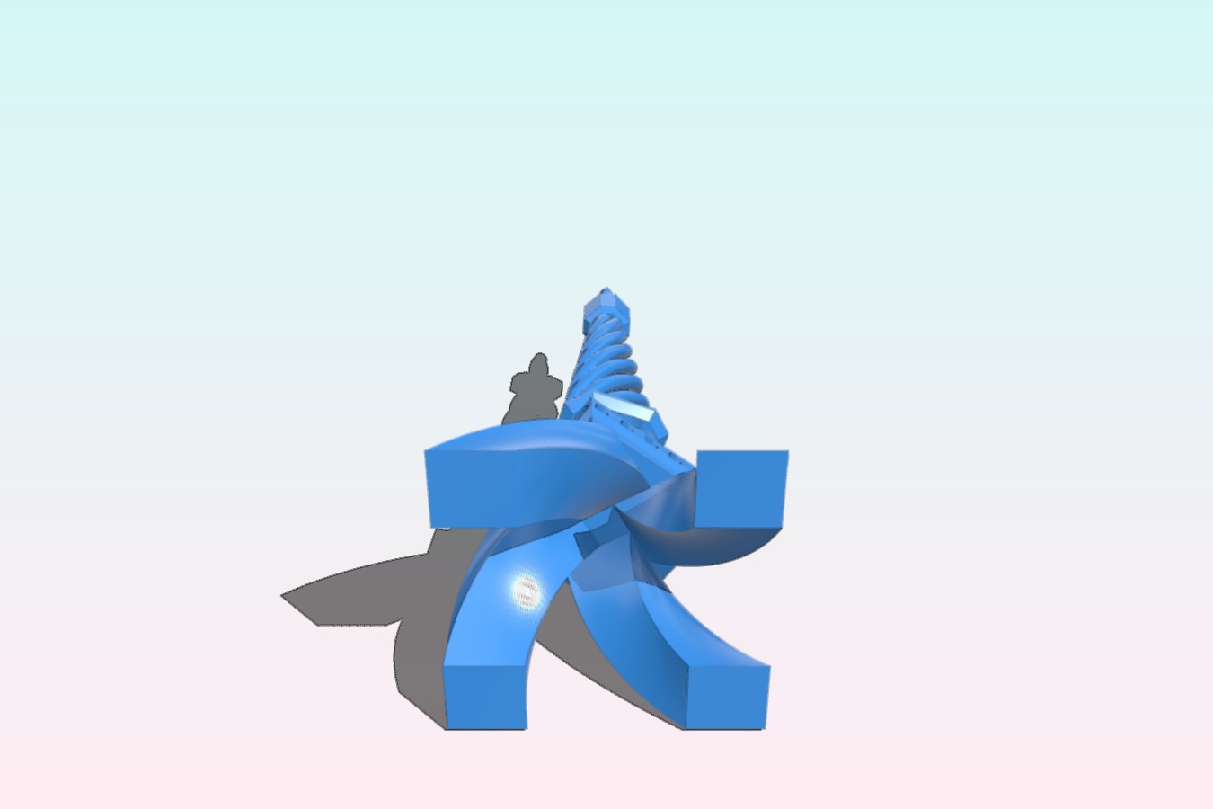 Twisty Eiffel Tower - 3DPEA