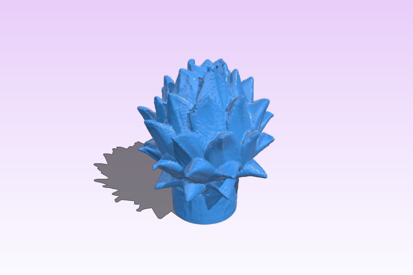 Spikey Flower Scan | Files to download and to 3D print for free - 3DPEA