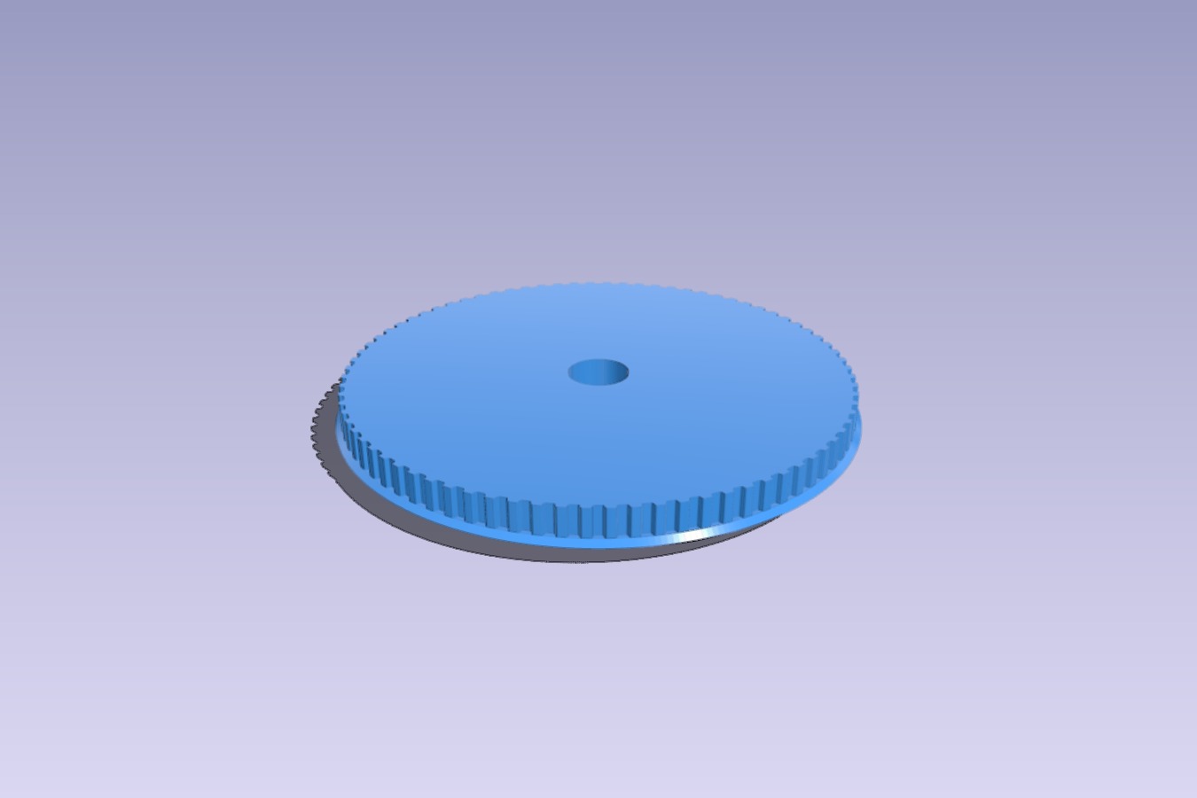 T5 80 Teeth 7mm thick | Files to download and to 3D print for free - 3DPEA