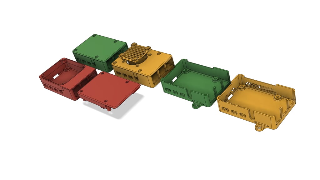 Raspberry Pi 4 case | Files to download and to 3D print for free - 3DPEA