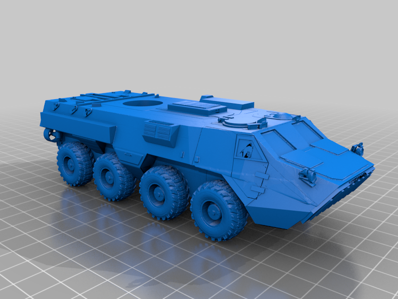 BTR 4 | Files to download and to 3D print for free - 3DPEA