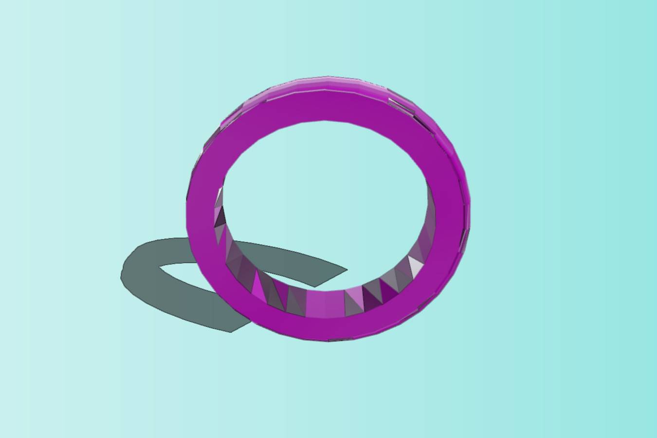 size 11 unisex ring - 3DPEA