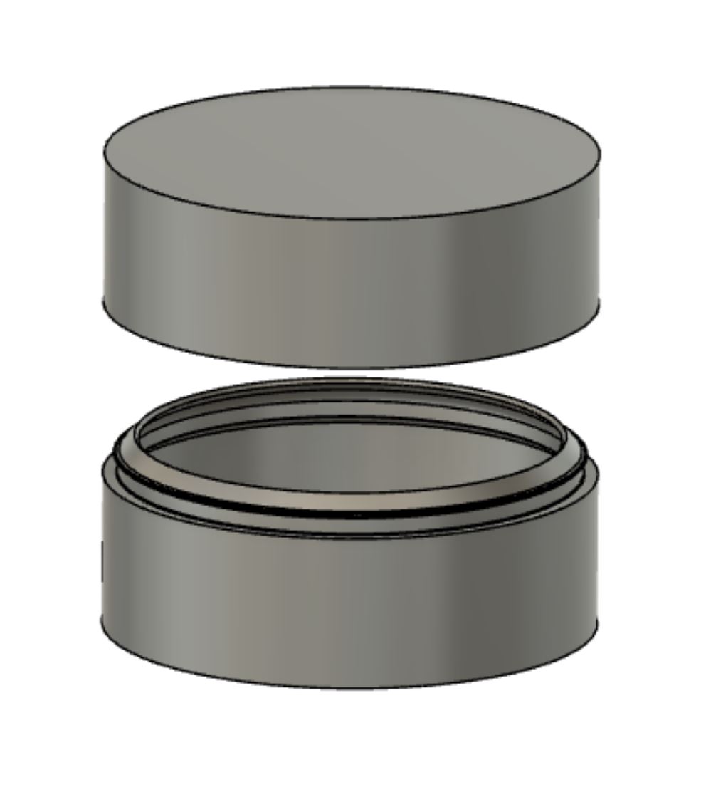 Annular Snap Fit Container | Files to download and to 3D print for free ...